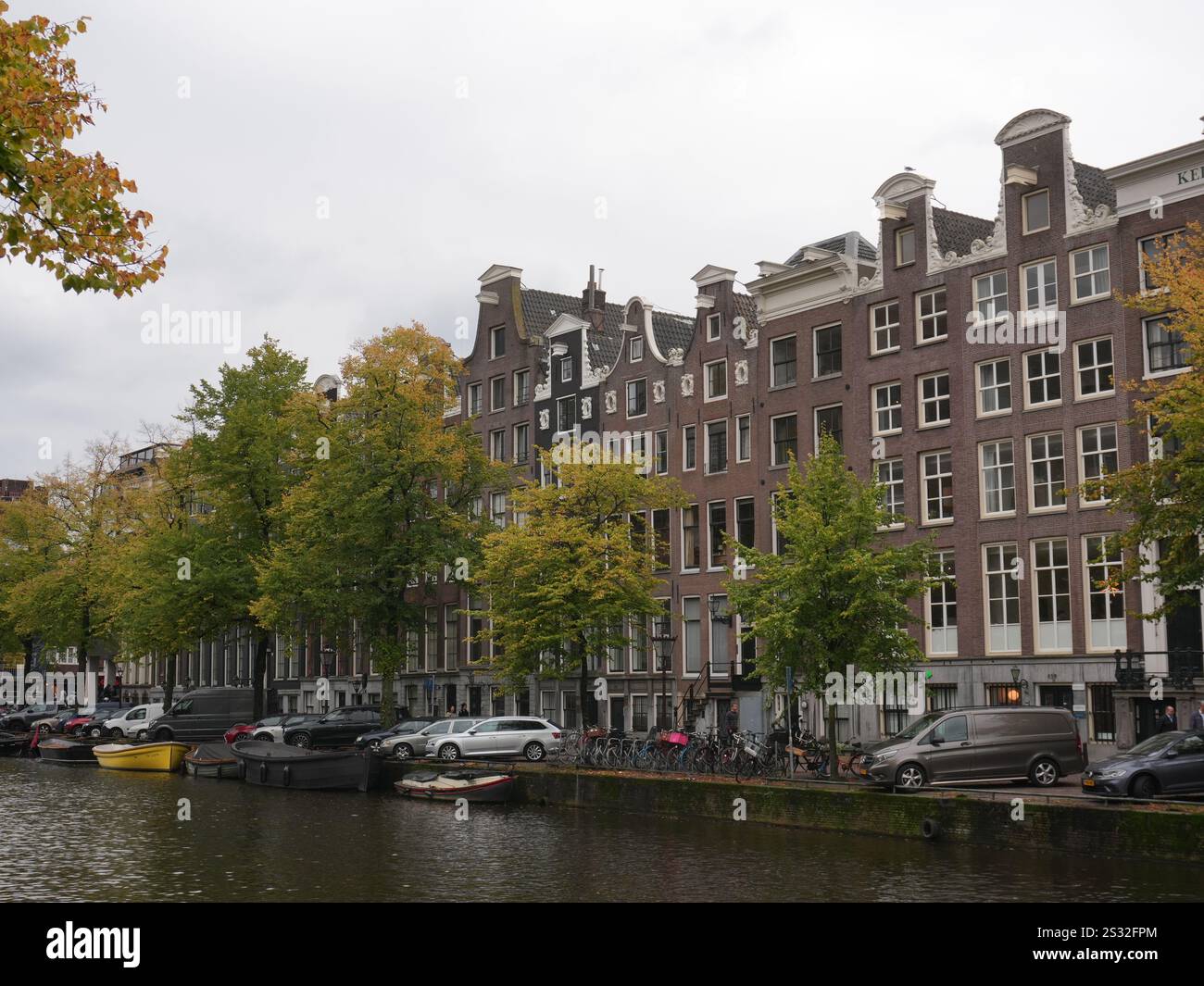 Amsterdam, North Holland, The Netherlands, October 2th, 2024: Canal ...