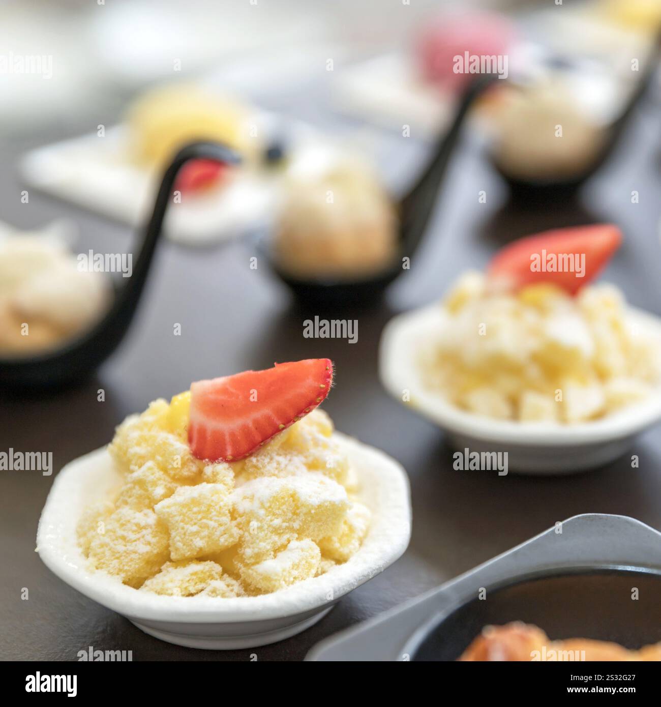 Assorted mini dessert. Collection of delicious assorted mini dessert ...