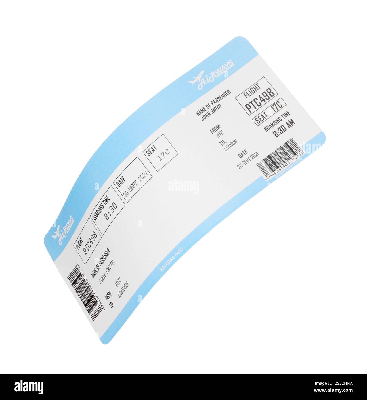 Flight ticket to london Cut Out Stock Images & Pictures - Alamy