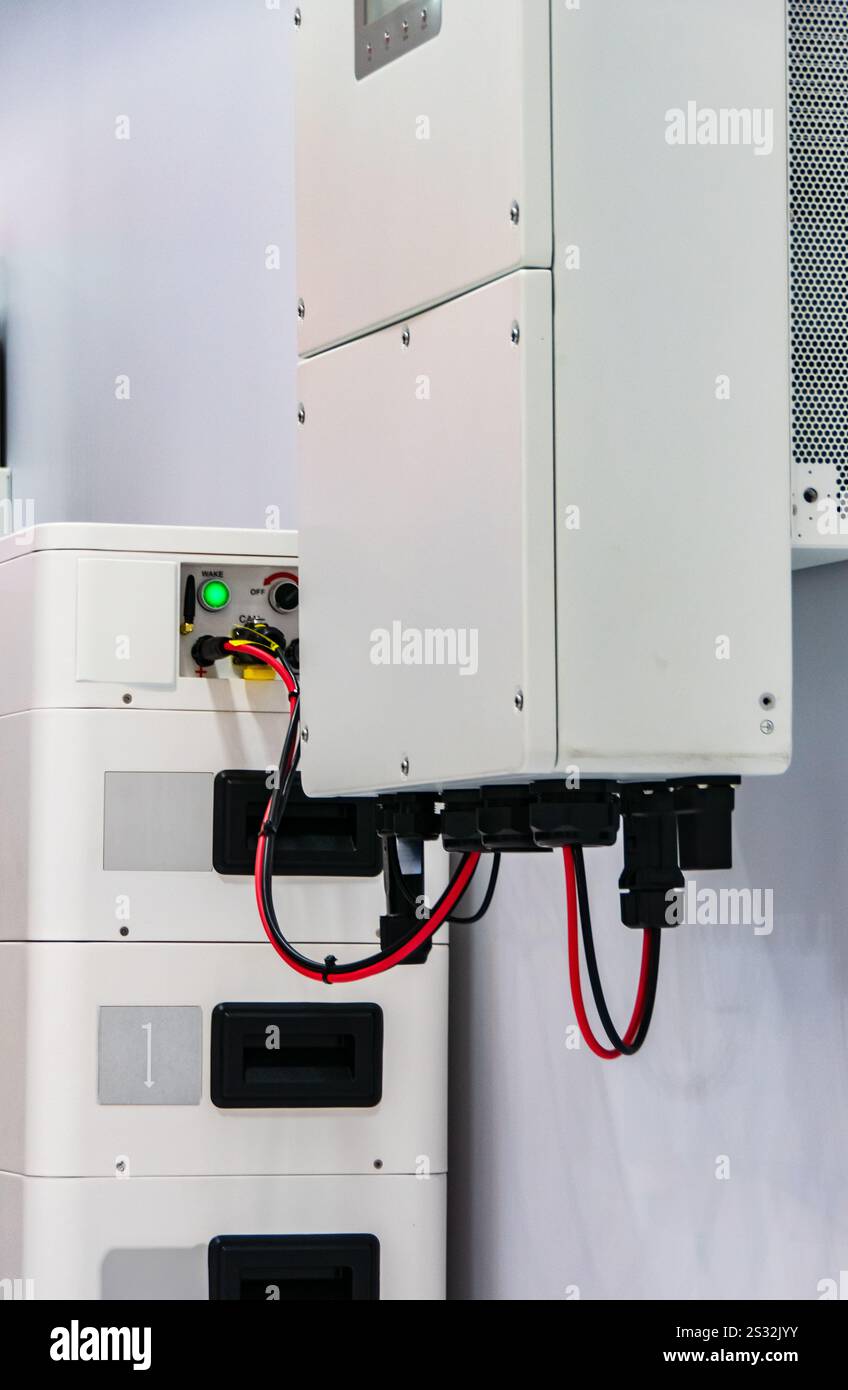 Connection cables to the hybrid inverter for the Energy Storage System ...