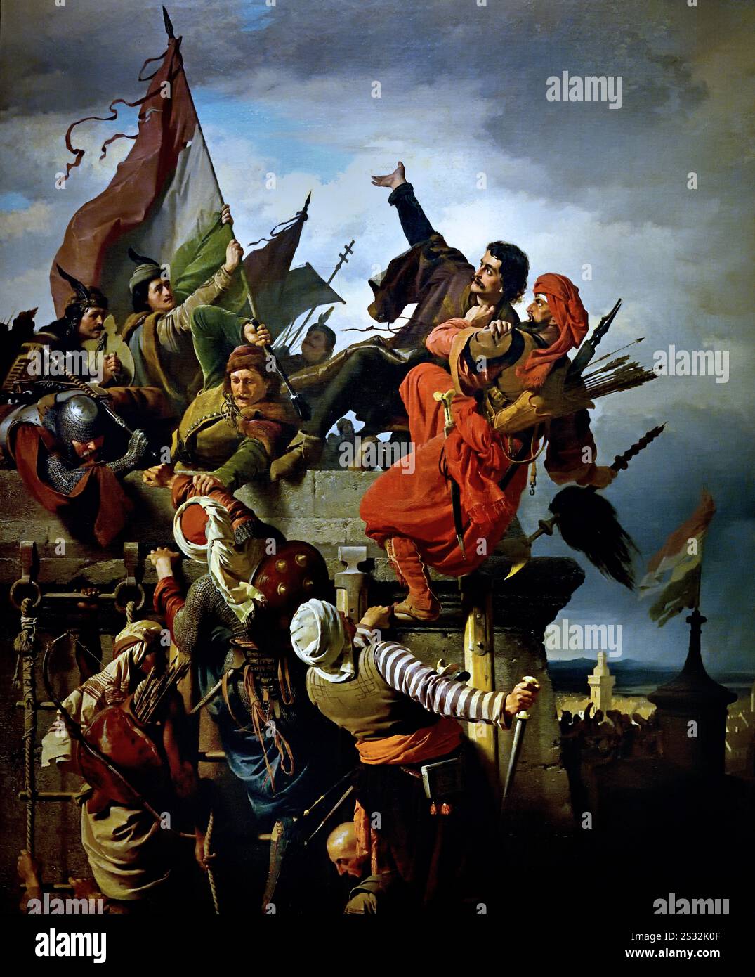 The Self-Sacrifice of Dugovics Titusz 1859 by Wágner, Sándor 1838-1919 ...