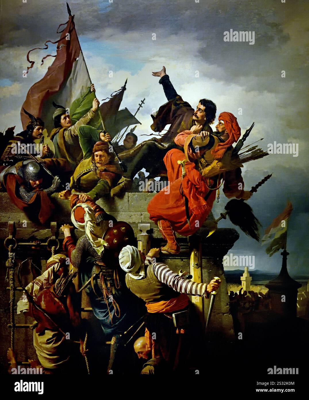 The Self-Sacrifice of Dugovics Titusz 1859 by Wágner, Sándor 1838-1919 ...