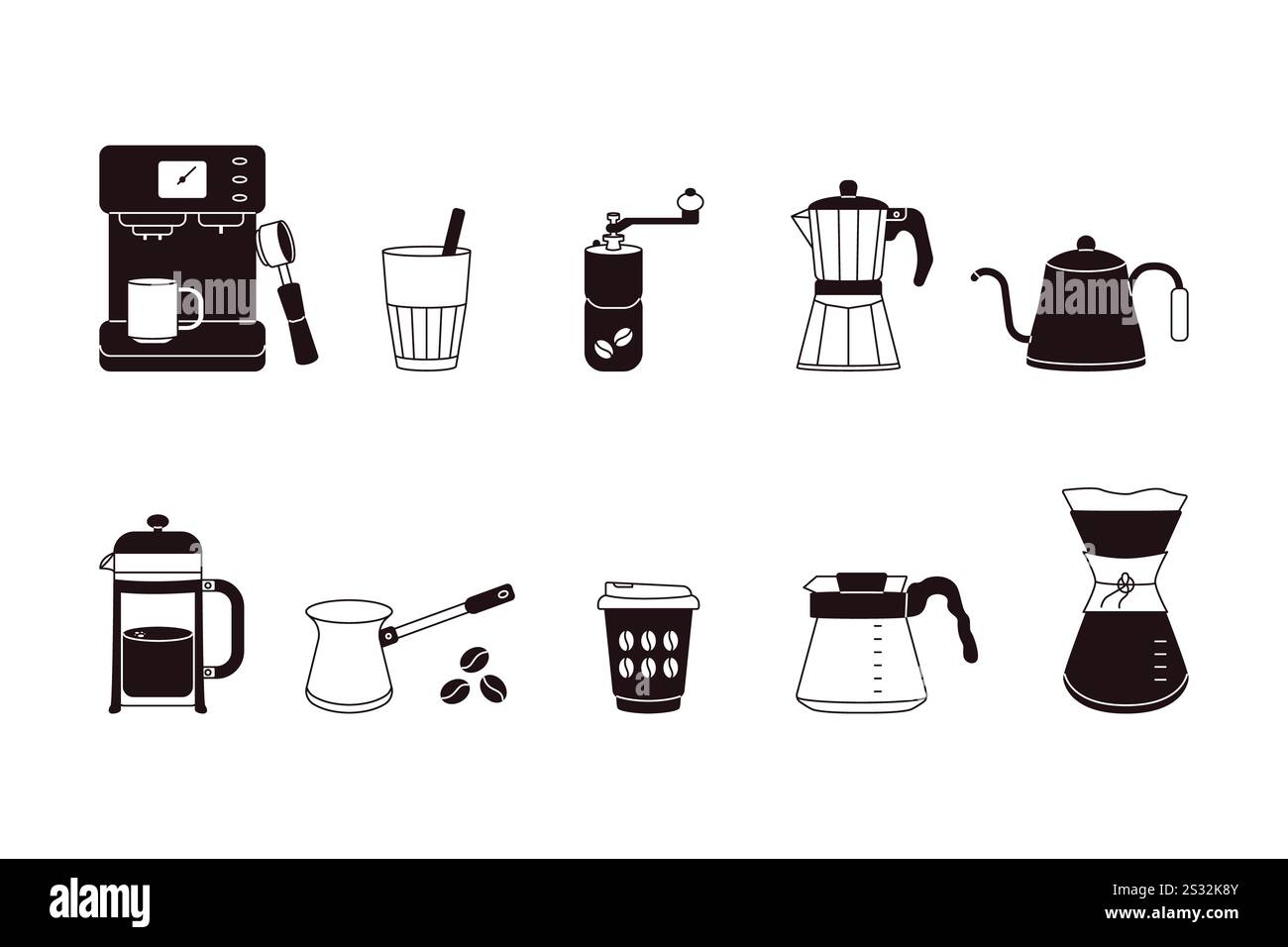 Specialty coffee isolated cartoon hi-res stock photography and images ...