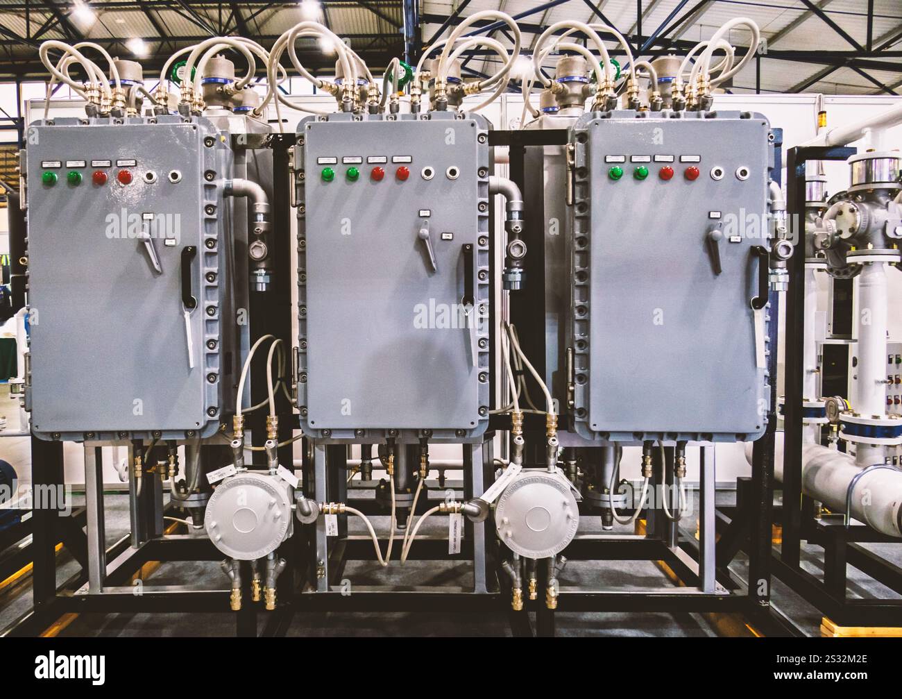 Fragment of an industrial system that is part of an autonomous gas ...