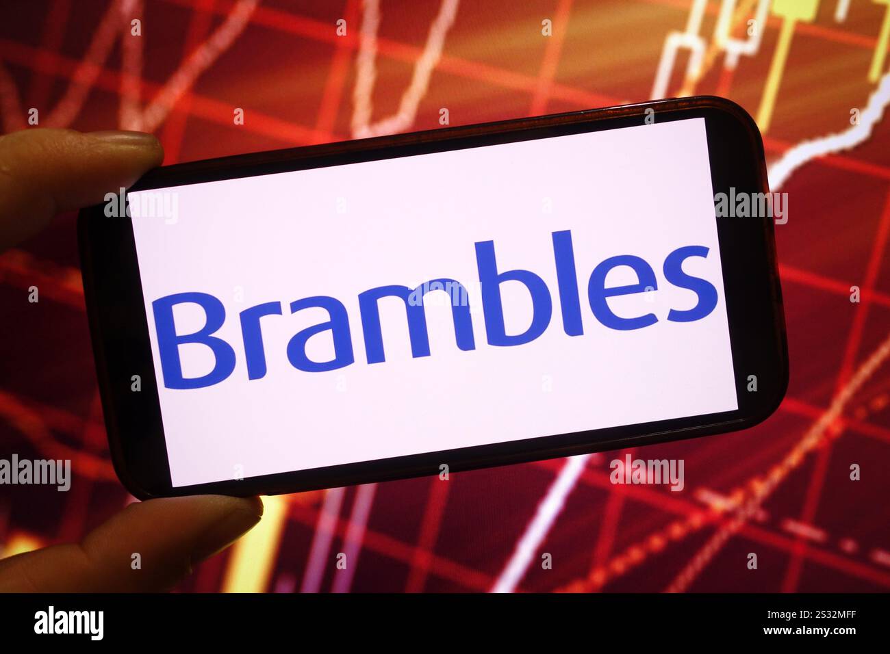 Poland. 6th Jan, 2025. In this photo illustration, the Brambles Limited ...