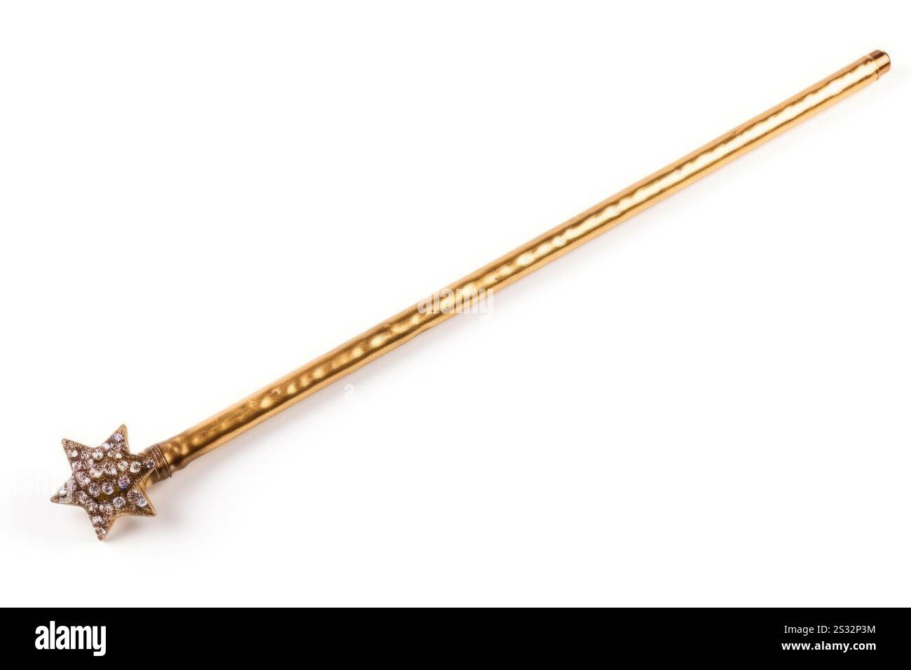 Golden magic wand miracle. Wizard imagine. Generate Ai Stock Photo - Alamy