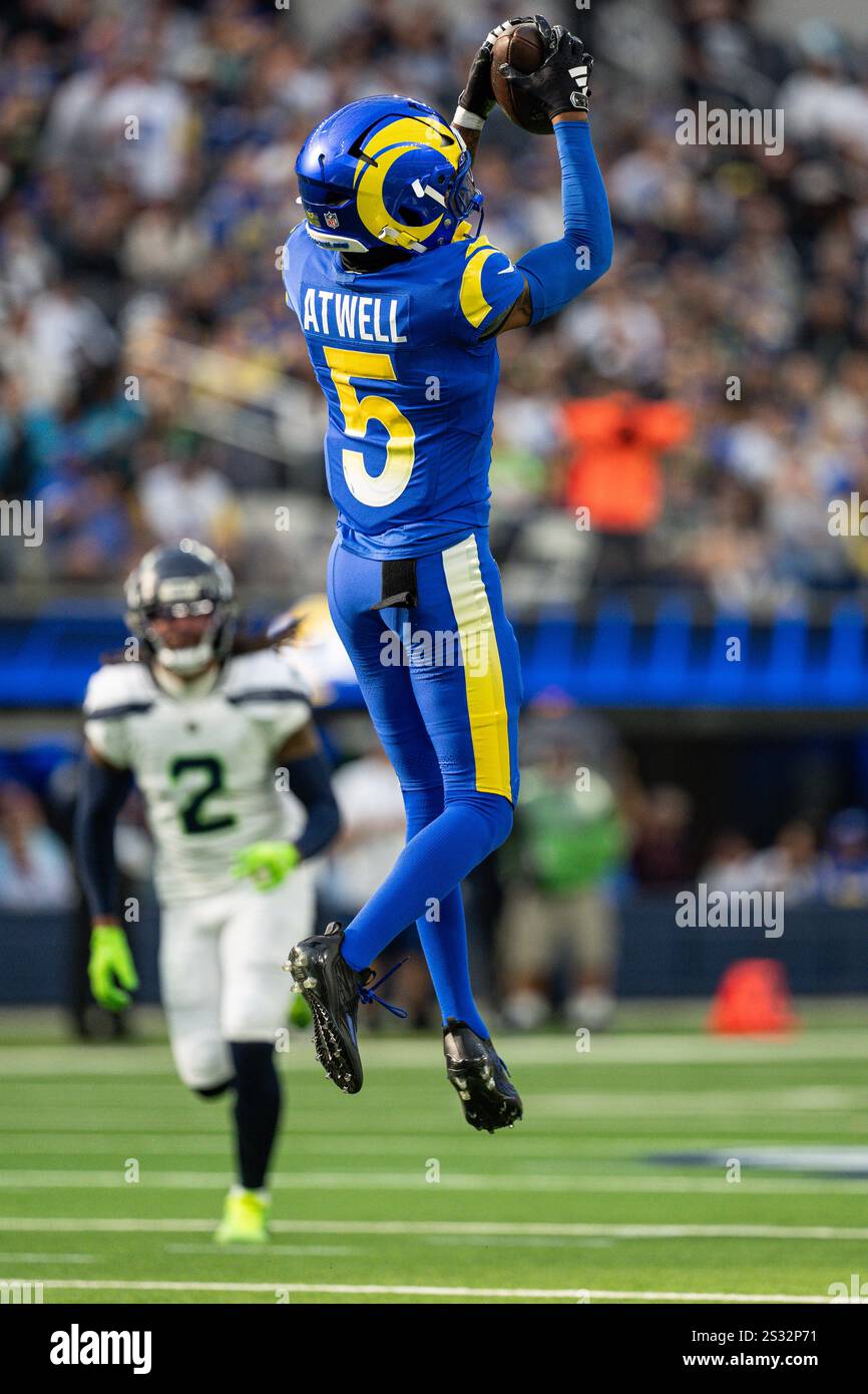 Inglewood, United States. 05th Jan, 2025. Los Angeles Rams wide ...