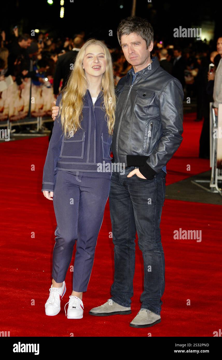 Noel Gallagher, Anais Gallagher, "Burnt" - European Premiere, Vue West ...