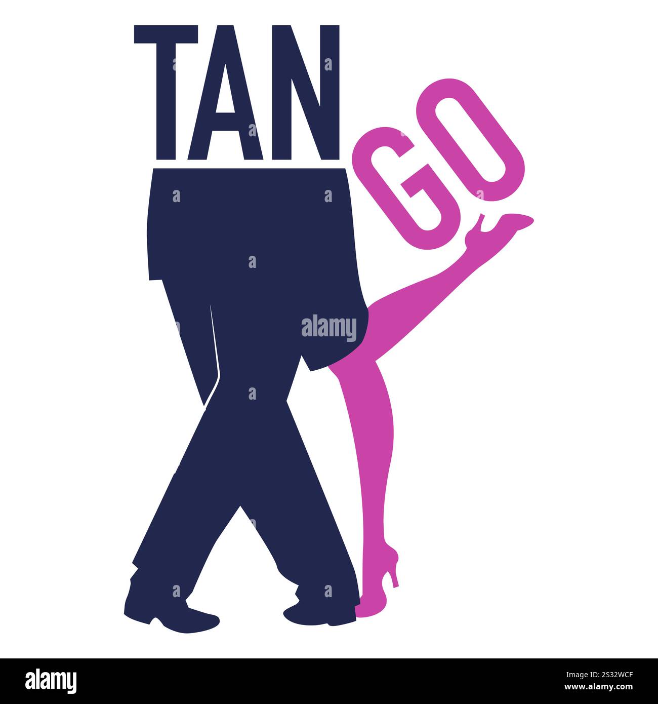 Tango dancer brand logo image isolated on white background Stock Vector Image & Art - Alamy