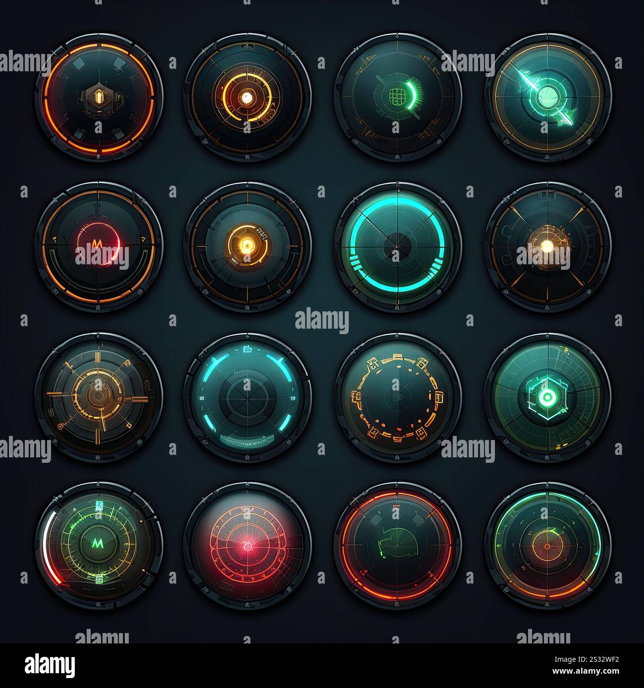 military aim game ai generated. accuracy cross, center sniper, mark ...