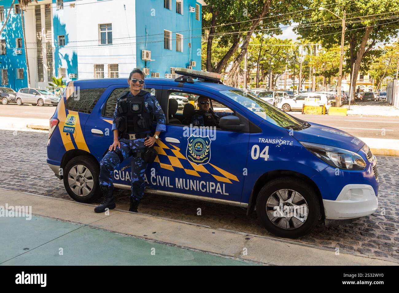 The police in Recife, Brazil Stock Photo - Alamy