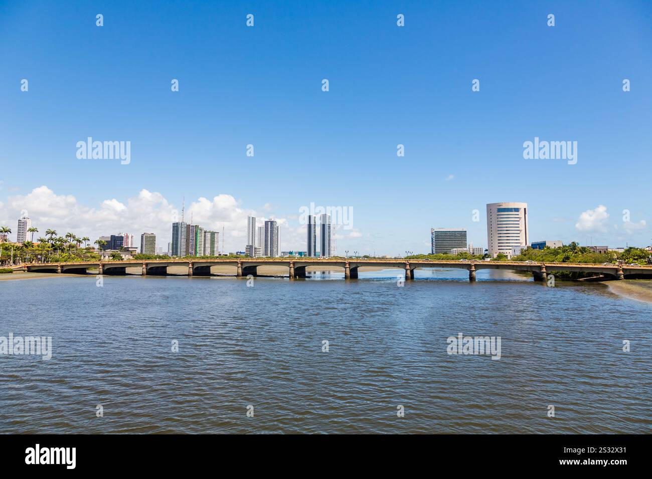 The view from Ponte Mauricio de Nassau, Recife, Brazil Stock Photo - Alamy