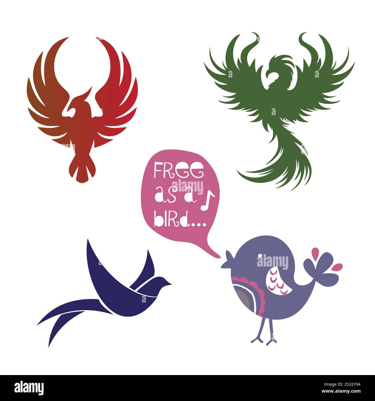 Bird Vector Logo Dove Logo Stock Illustrations – 31,022 Dove Logo