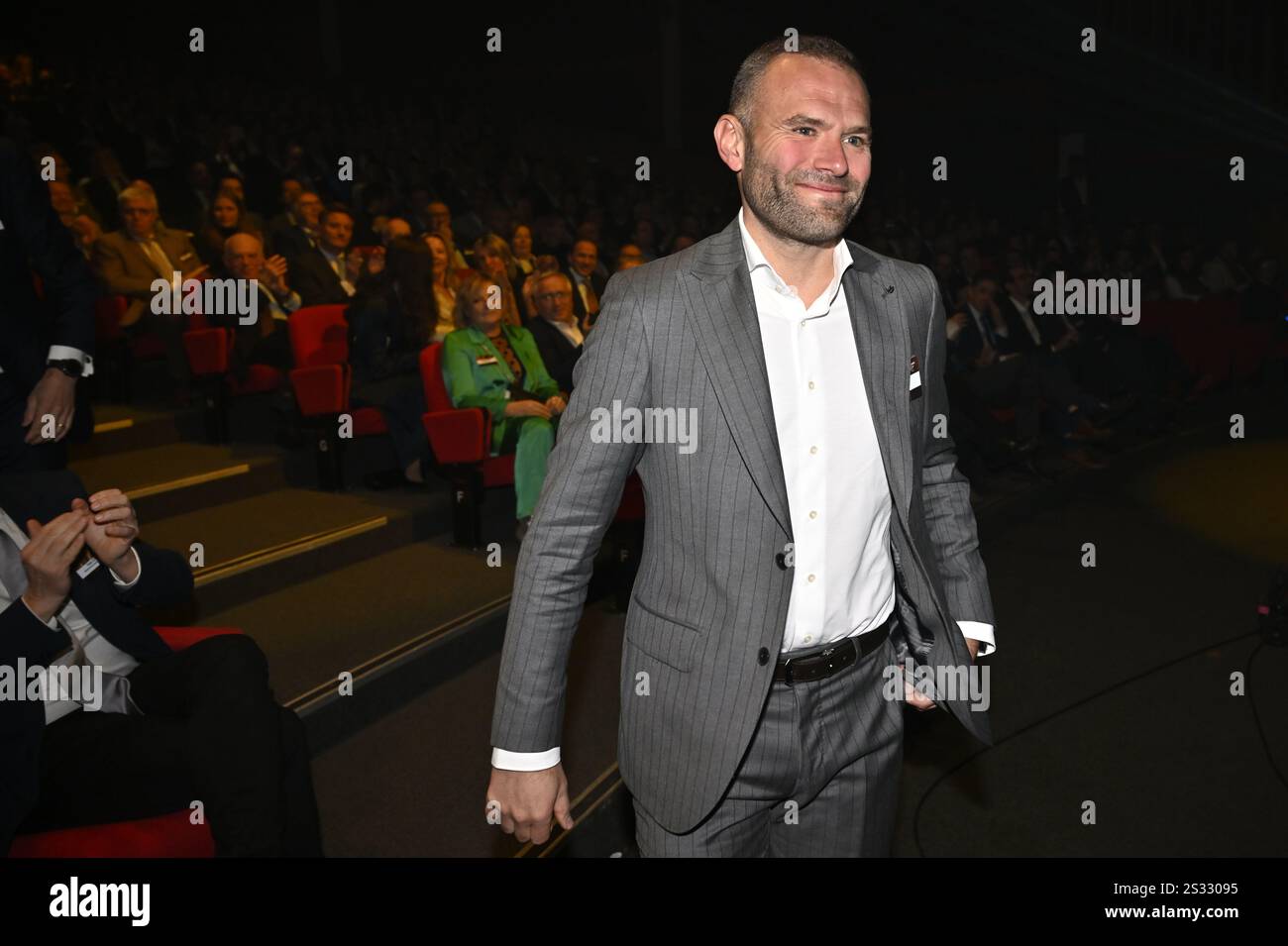 Brussels, Belgium. 08th Jan, 2025. Louyet Group CEO Laurent Louyet ...