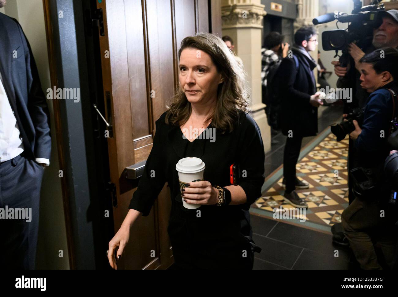 Katie Telford, chief of staff to Prime Minister Justin Trudeau, makes ...