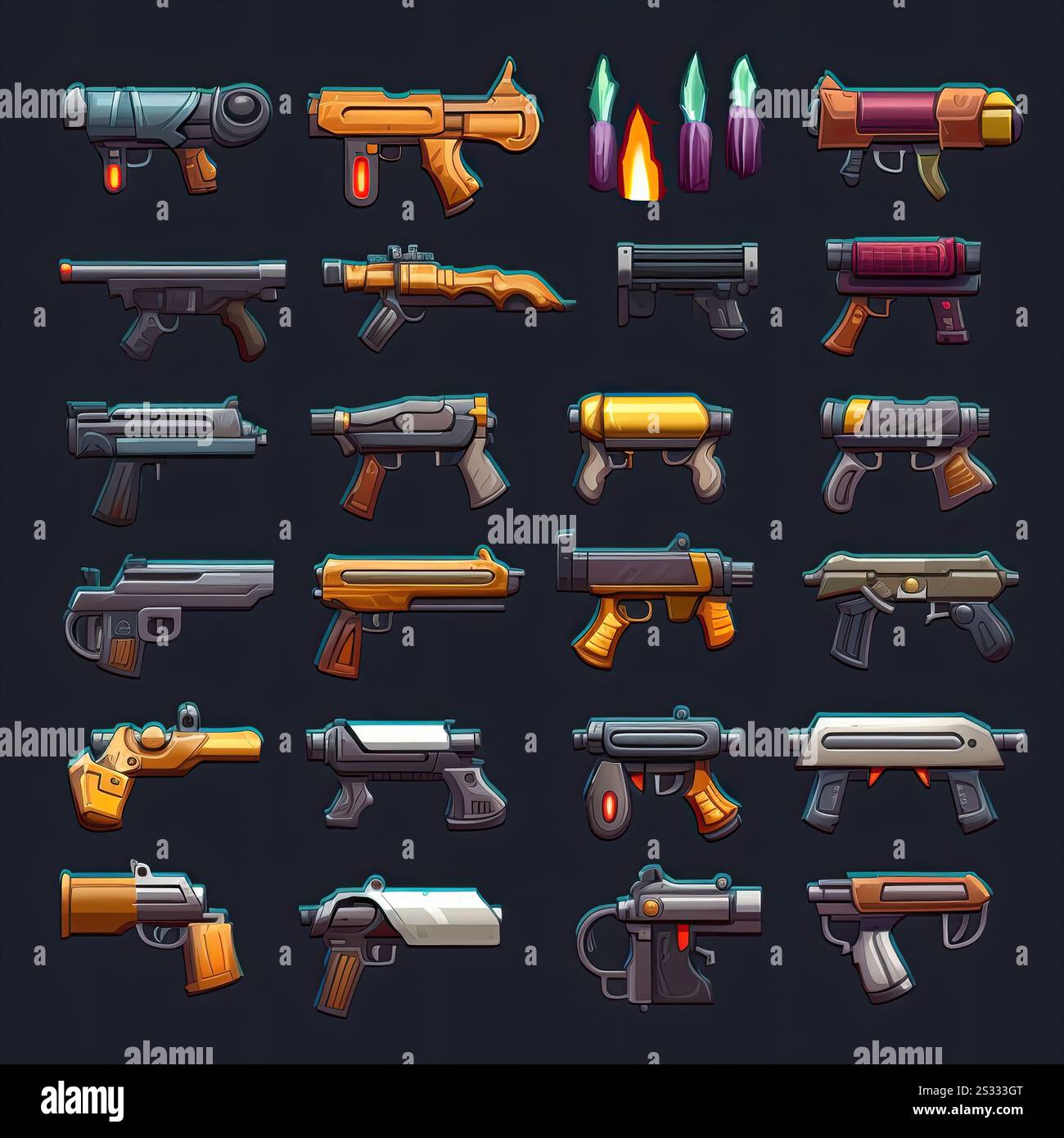 hunting shotgun weapon game ai generated. military sport, bullet shot ...