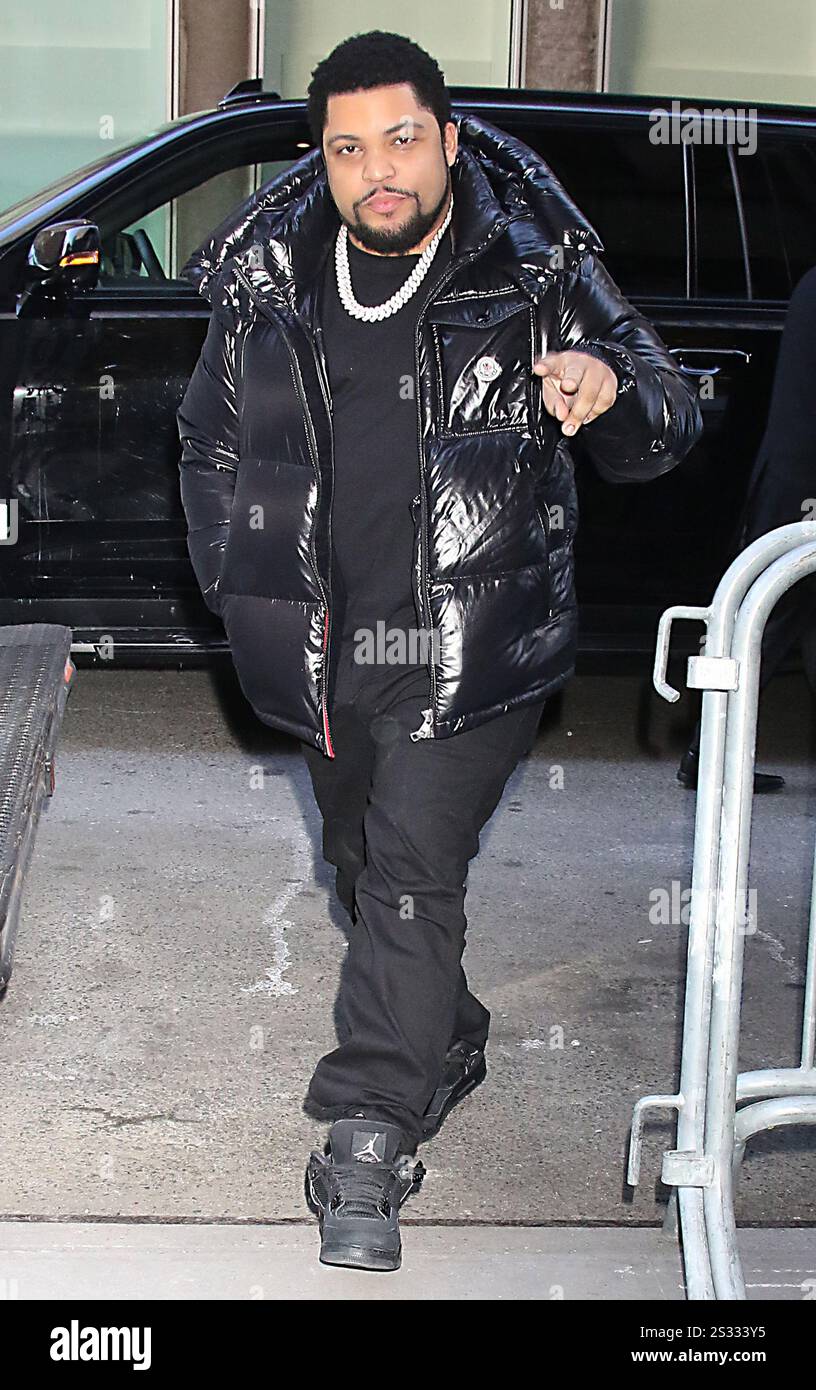 New York, NY, USA. 8th Jan, 2025. O'Shea Jackson Jr. seen at SiriusXM ...