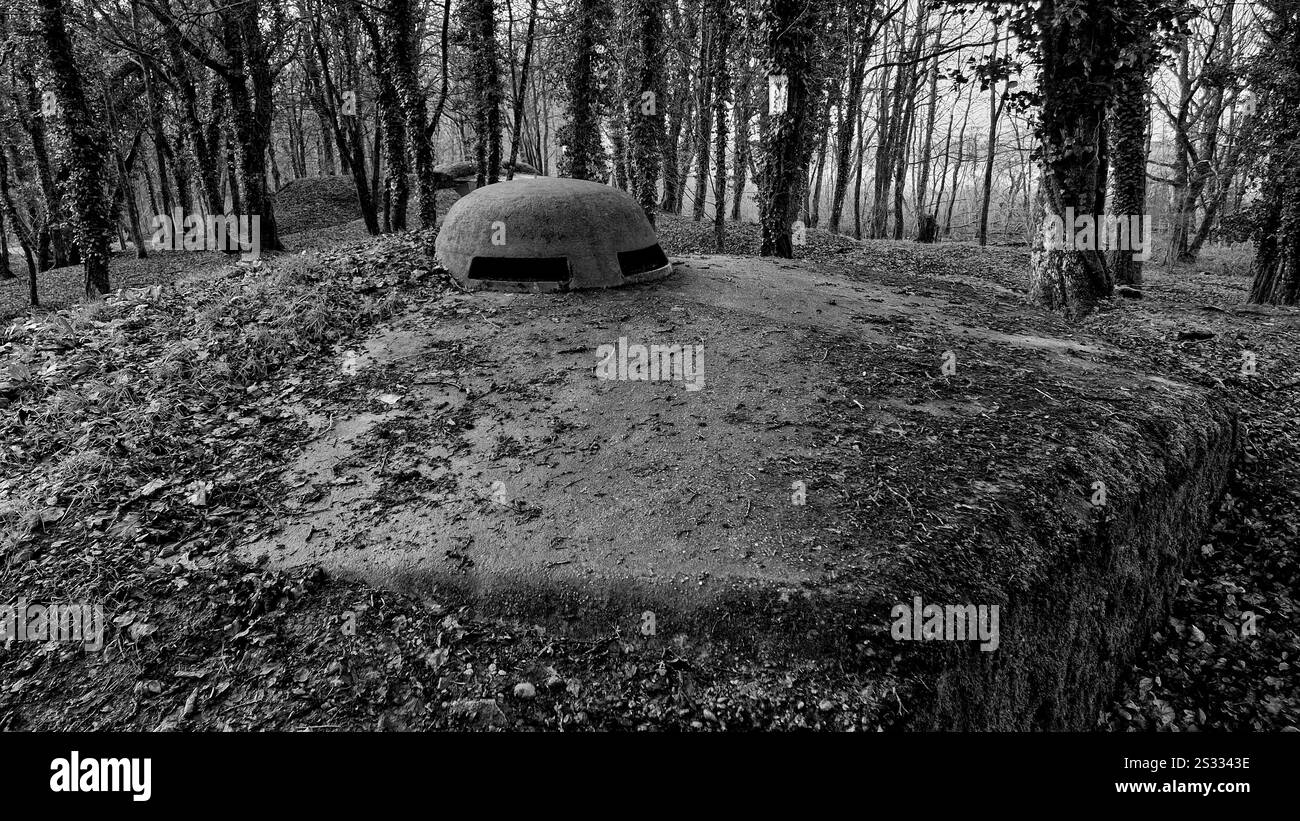 World war first bunker Black and White Stock Photos & Images - Alamy