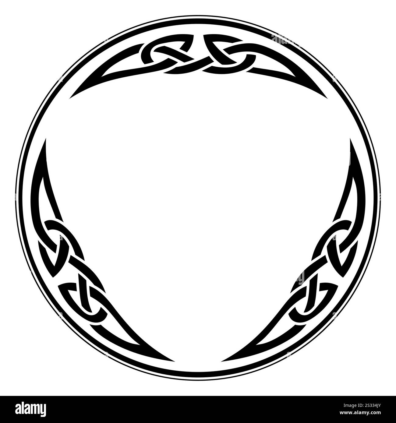Round Celtic, Scandinavian Design, celtic pattern Stock Vector Image ...