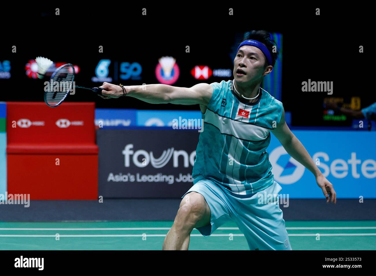 Kuala Lumpur, Malaysia. 08th Jan, 2025. Ng Ka Long Angus of Hong Kong ...