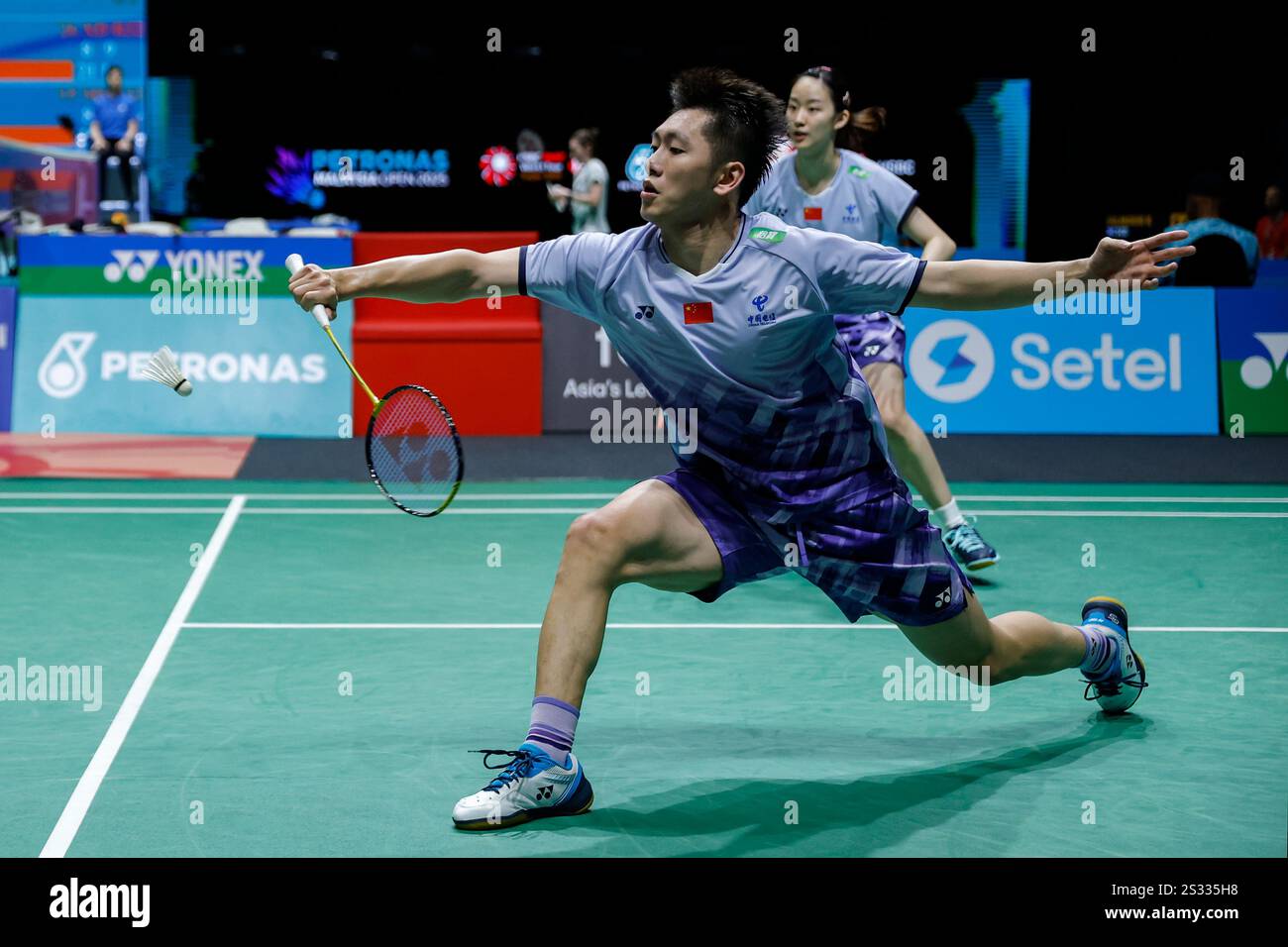 Kuala Lumpur, Malaysia. 08th Jan, 2025. Cheng Xing (R) and Zhang Chi of ...