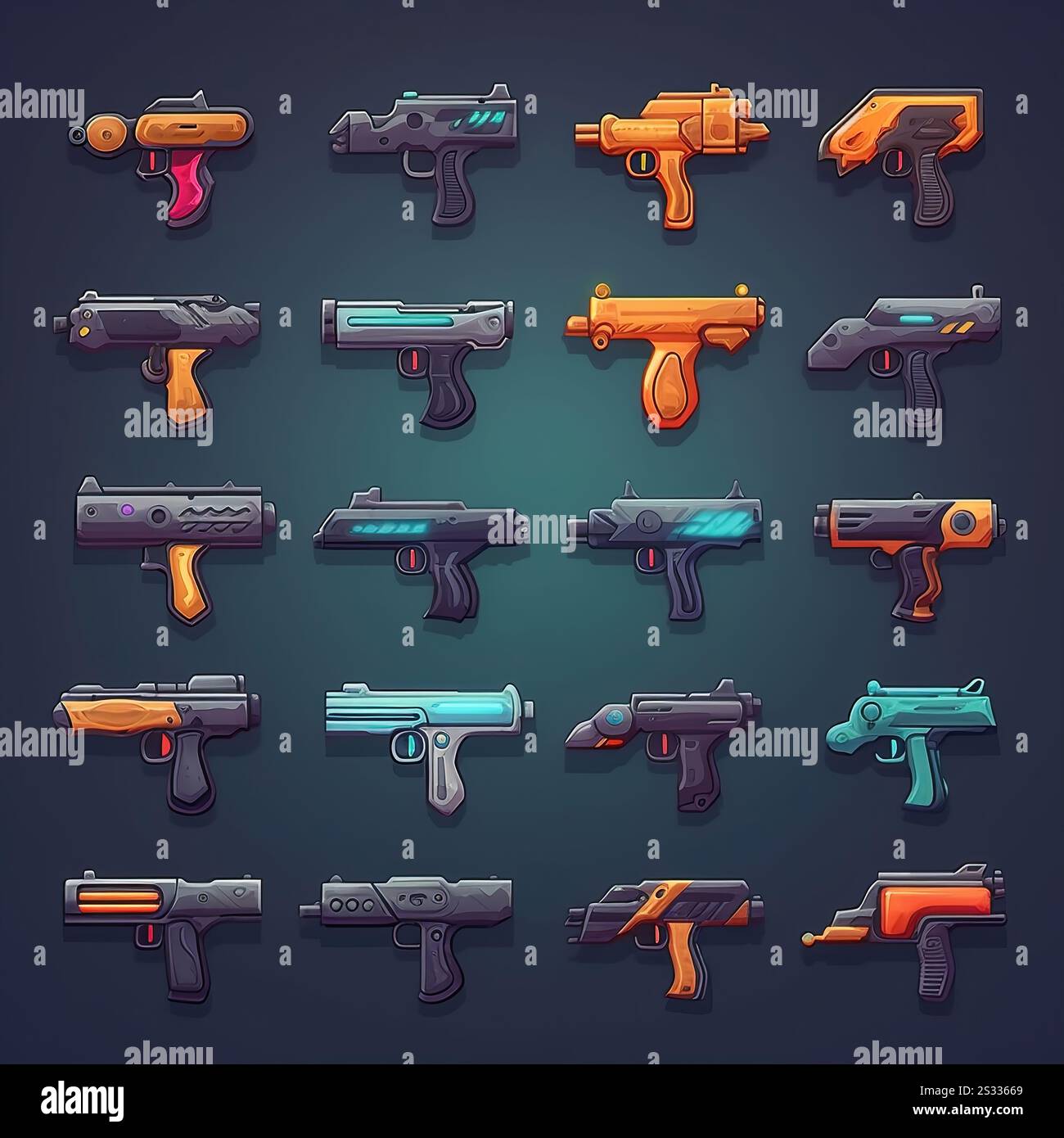 police pistol weapon game ai generated. trigger fire, security , gun handgun police pistol ...