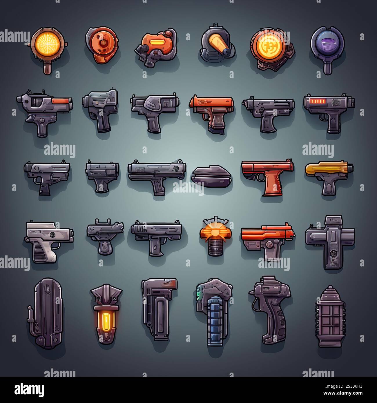 shot gun weapon game ai generated. black war, danger protection ...