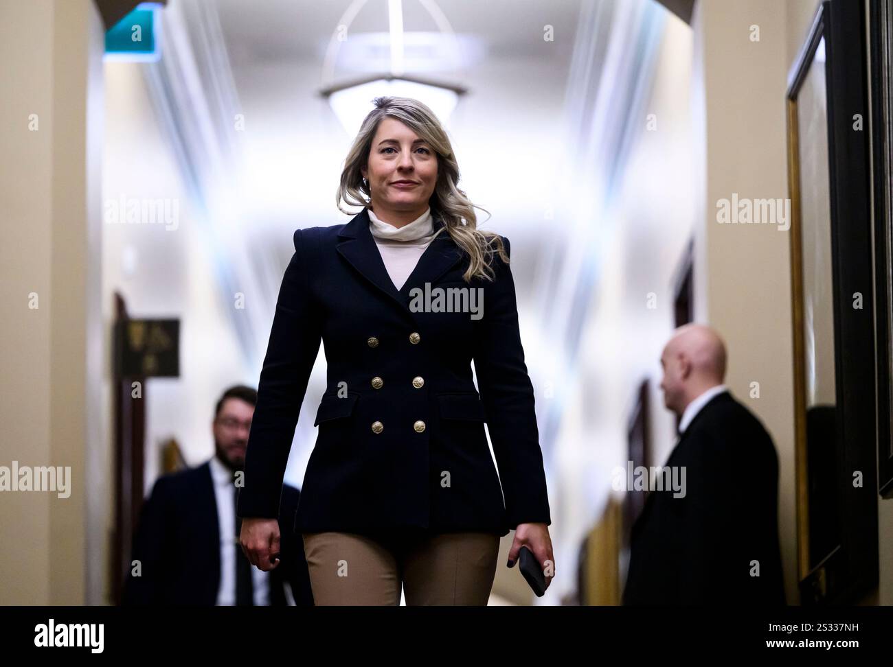 Ottawa, Can. 08th Jan, 2025. Minister of Foreign Affairs Melanie Joly ...