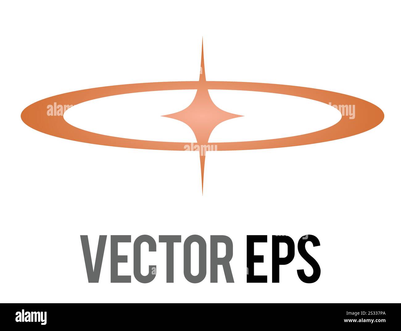 The isolated Y2K gradient orange retro star icon Stock Vector Image ...