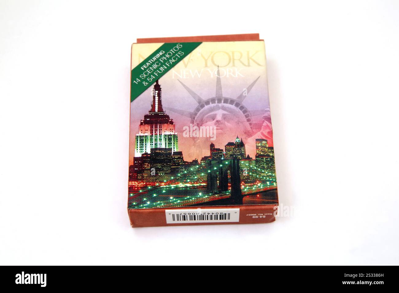 A Pack of Cards Depicting Scenic Views of New York Stock Photo - Alamy