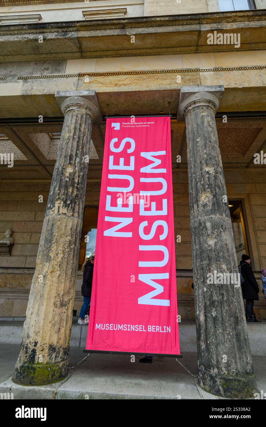 Neues Museum, New Museum in Museum Island complex in historic center of ...