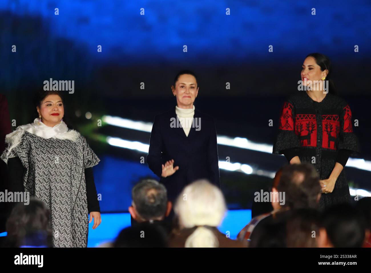 Non Exclusive: (L-R) Mexico City Chief of Government Clara Brugada ...