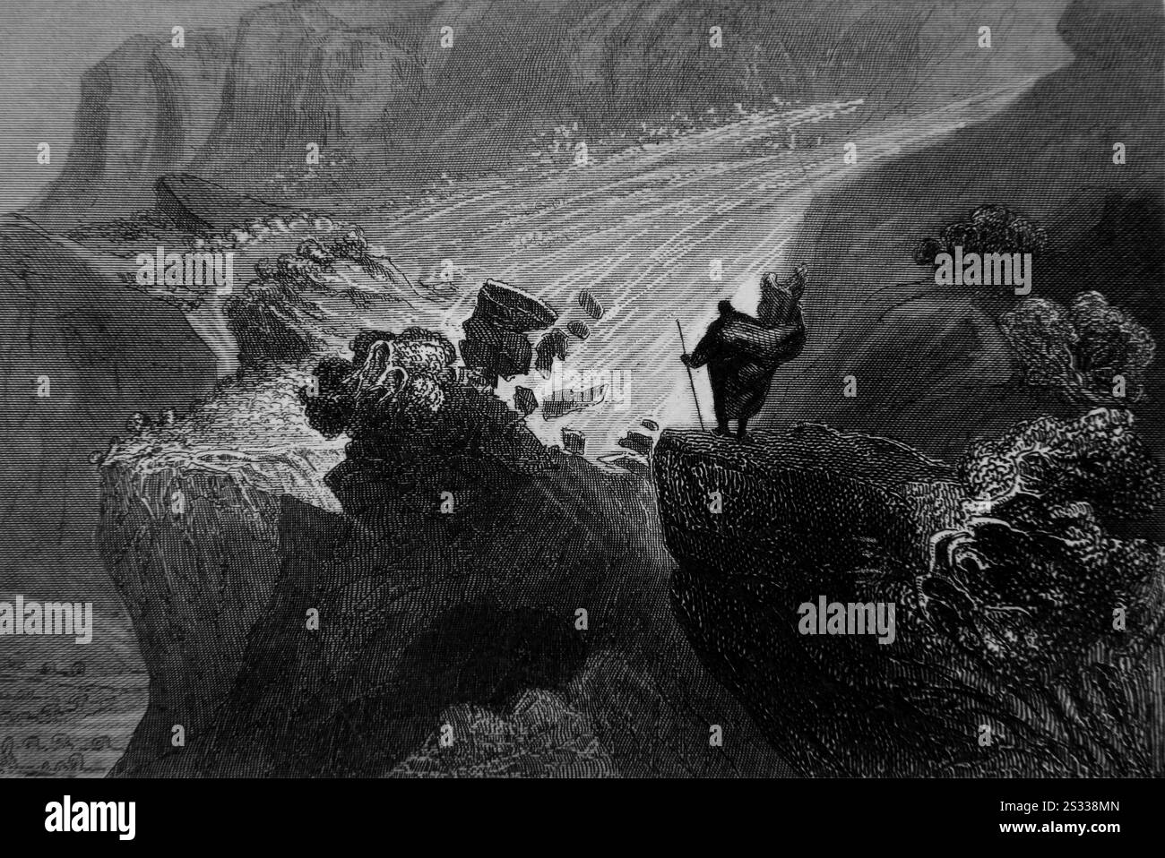Lord of the earthquake Black and White Stock Photos & Images - Alamy