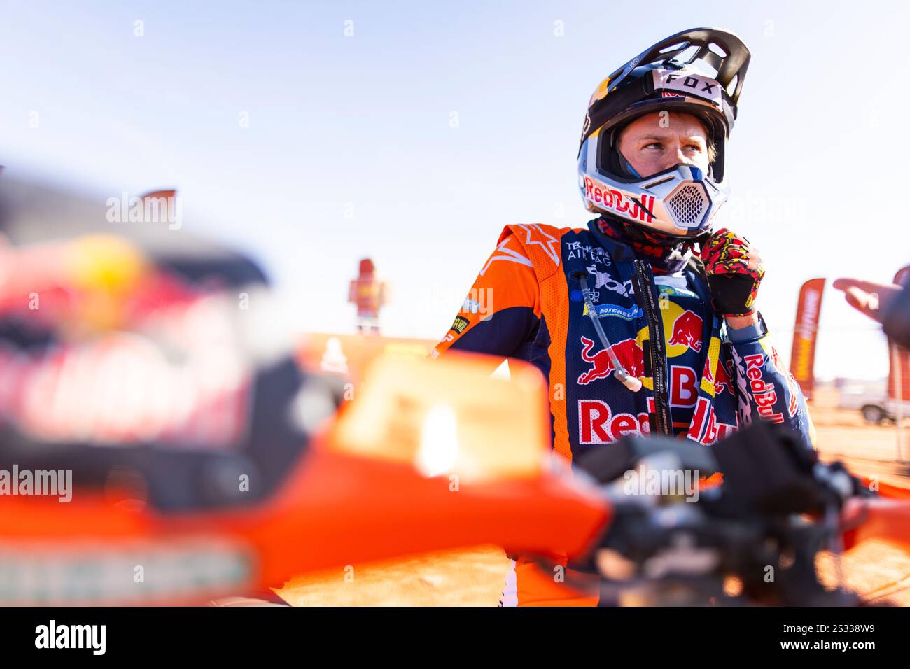 Al Ula, Arabie Saoudite. 08th Jan, 2025. SANDERS Daniel (aus), KTM, Red Bull KTM Factory Racing ...