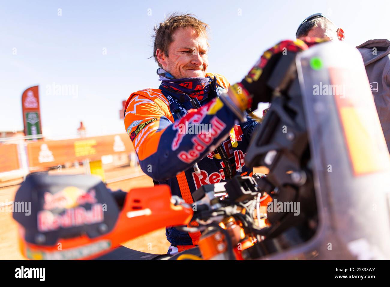 Al Ula, Arabie Saoudite. 08th Jan, 2025. SANDERS Daniel (aus), KTM, Red Bull KTM Factory Racing ...