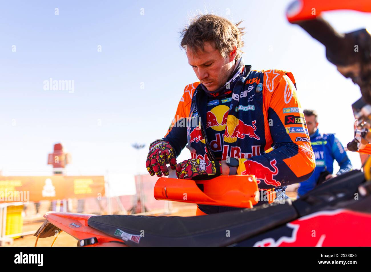 Al Ula, Arabie Saoudite. 08th Jan, 2025. SANDERS Daniel (aus), KTM, Red Bull KTM Factory Racing ...