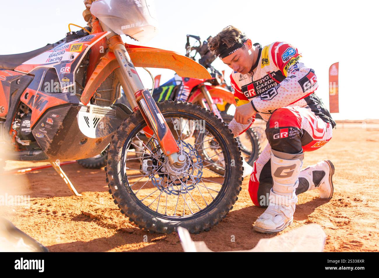 Al Ula, Arabie Saoudite. 08th Jan, 2025. COX Bradley (zaf), KTM, BAS World KTM Racing Team, FIM ...