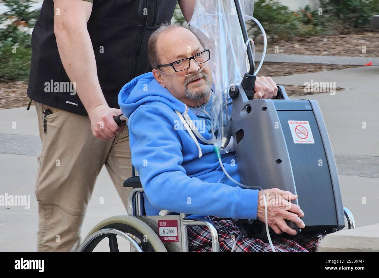 FILE - Jerry Hal Saliterman, of Crystal, Minn., is wheeled out of U.S ...