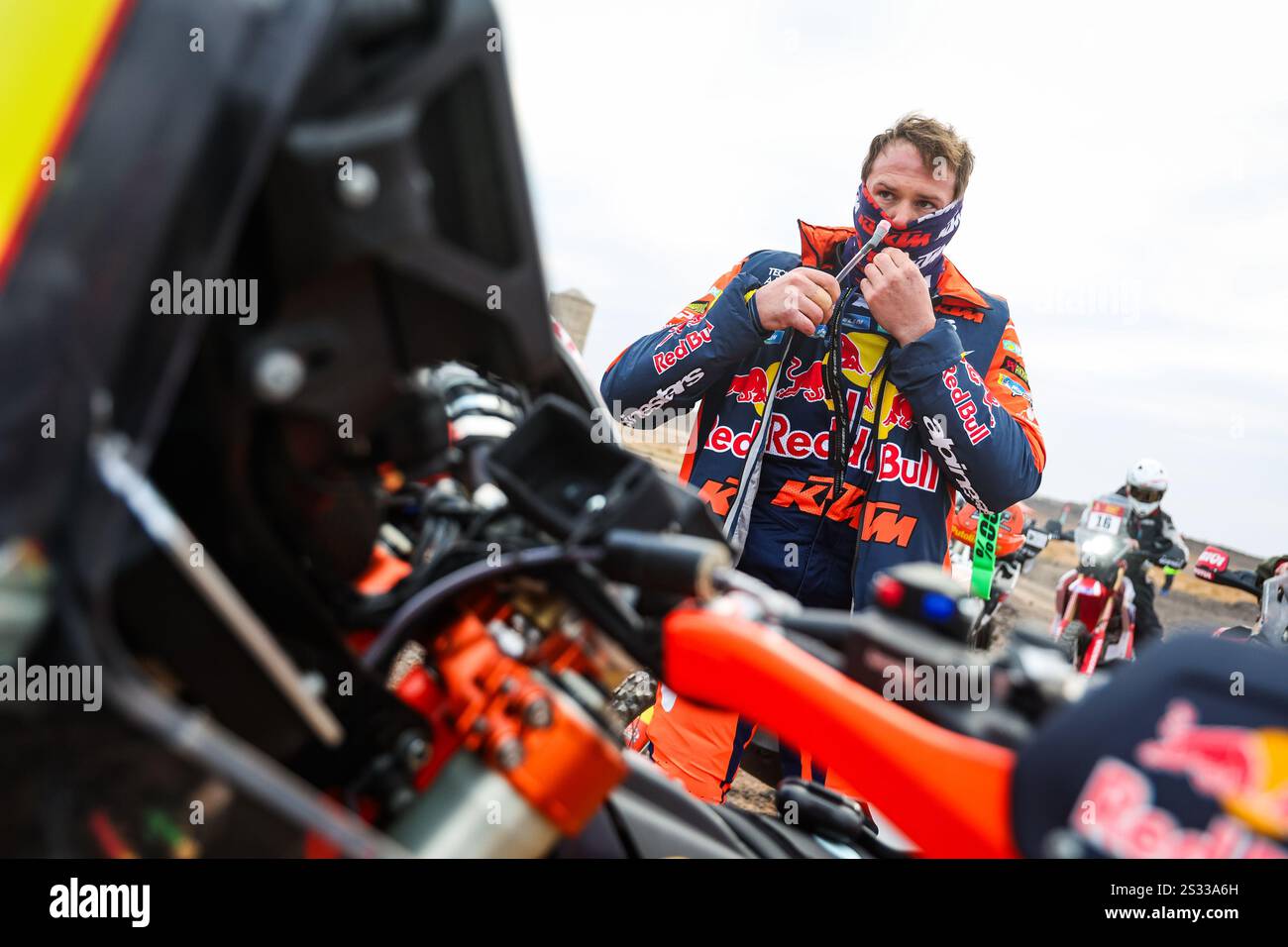 Al Ula, Arabie Saoudite. 08th Jan, 2025. SANDERS Daniel (aus), KTM, Red Bull KTM Factory Racing ...