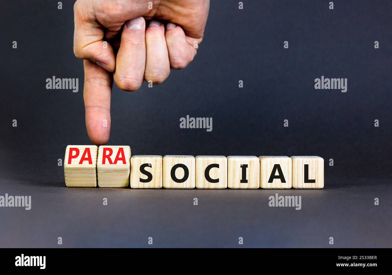 Social or parasocial symbol. Concept words Social or Parasocial on ...