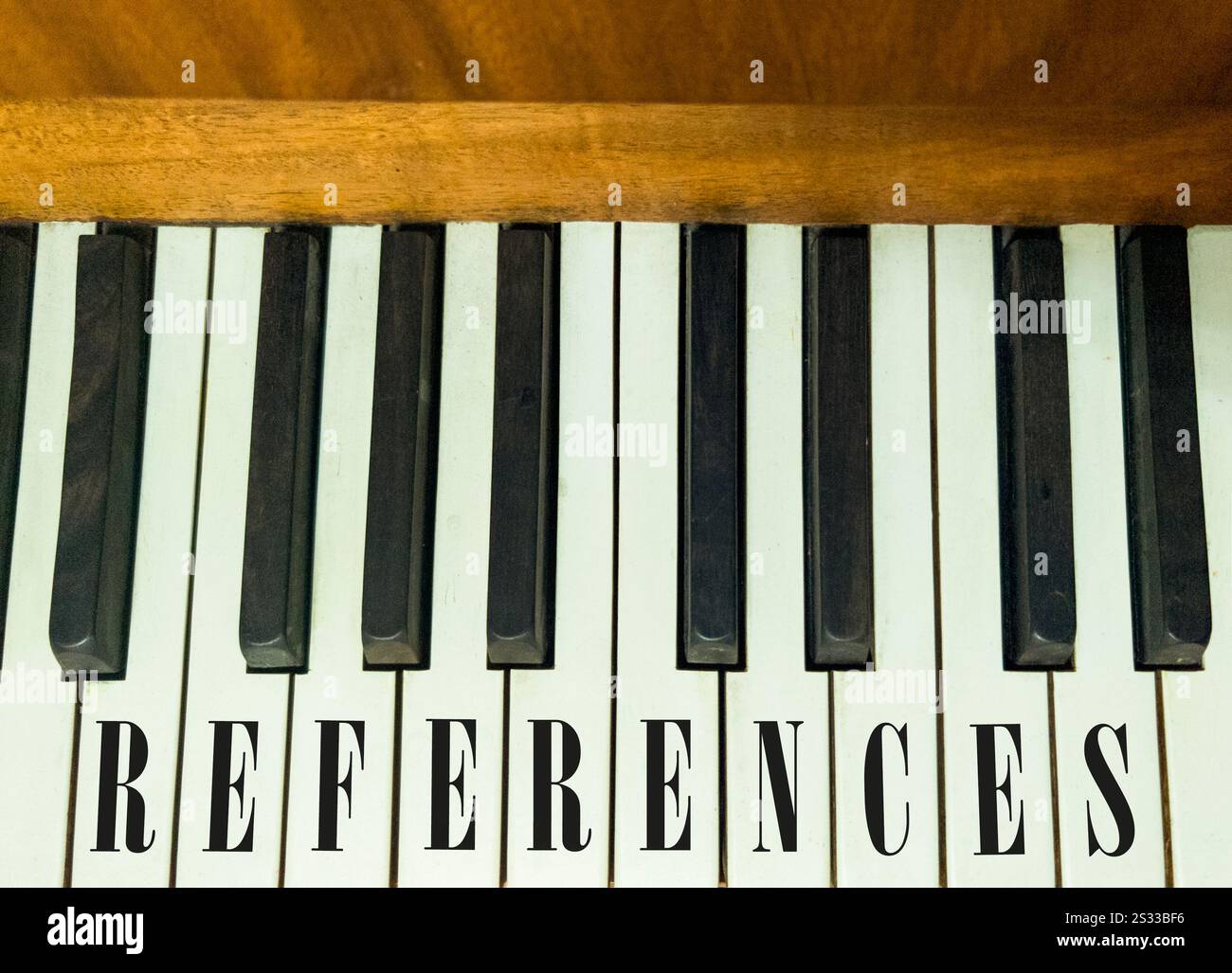 References or reference symbol. Concept word References on beautiful ...