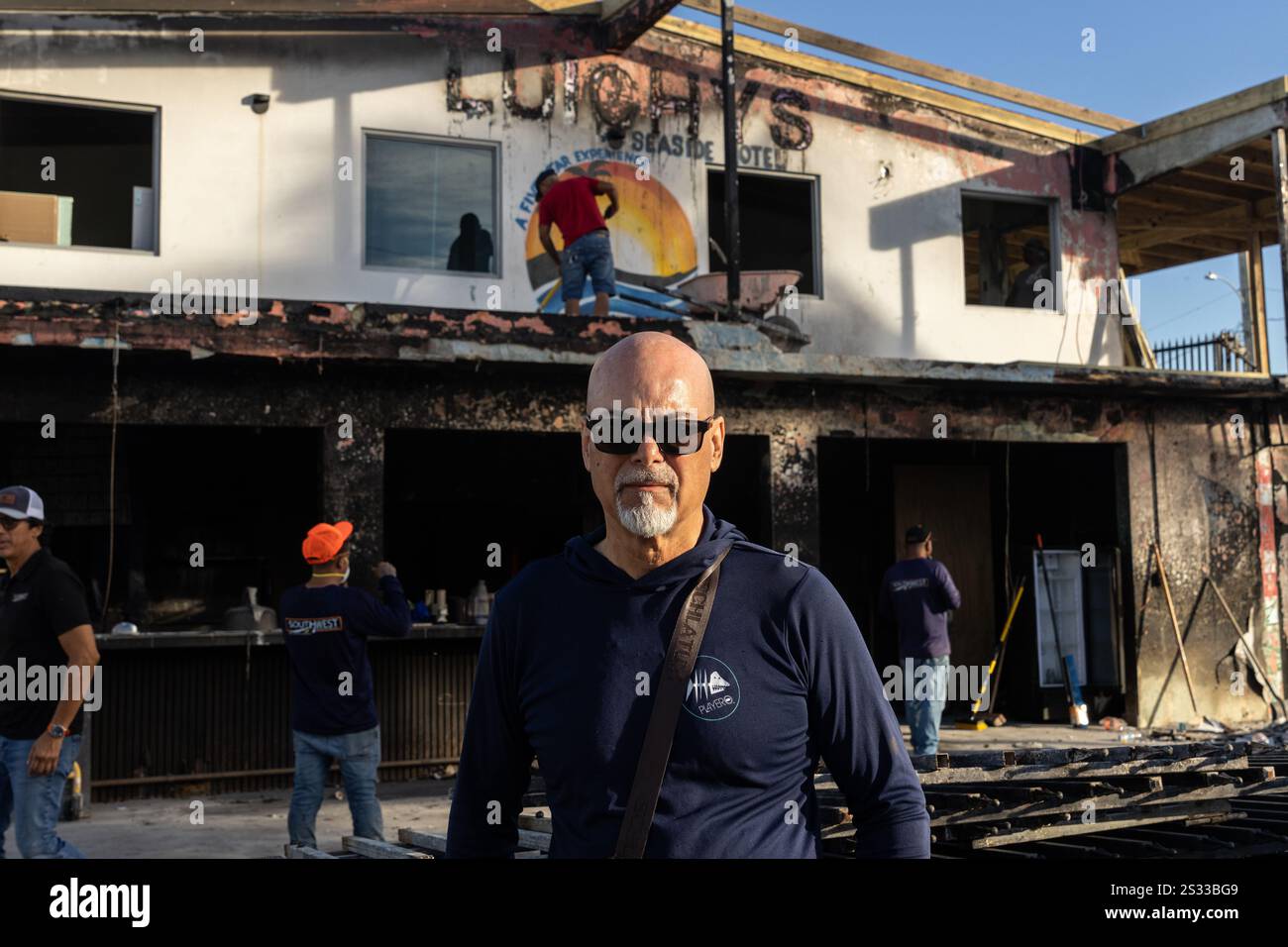 Angel Luis Marrero, owner of Luichy’s Seaside Hotel, stands outside of ...