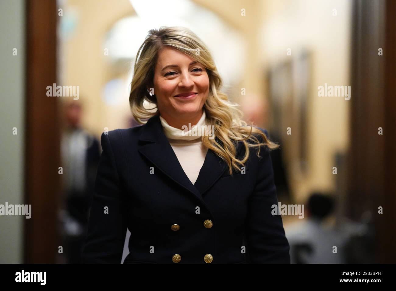 Ottawa, Canada. 08th Jan, 2025. Foreign Affairs Minister Melanie Joly ...