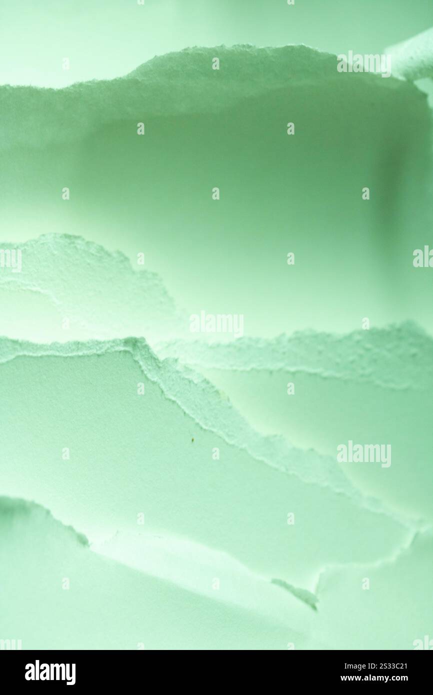 Abstract Torn Paper Close Up Wavy Ridged Layered Background Stock Photo ...