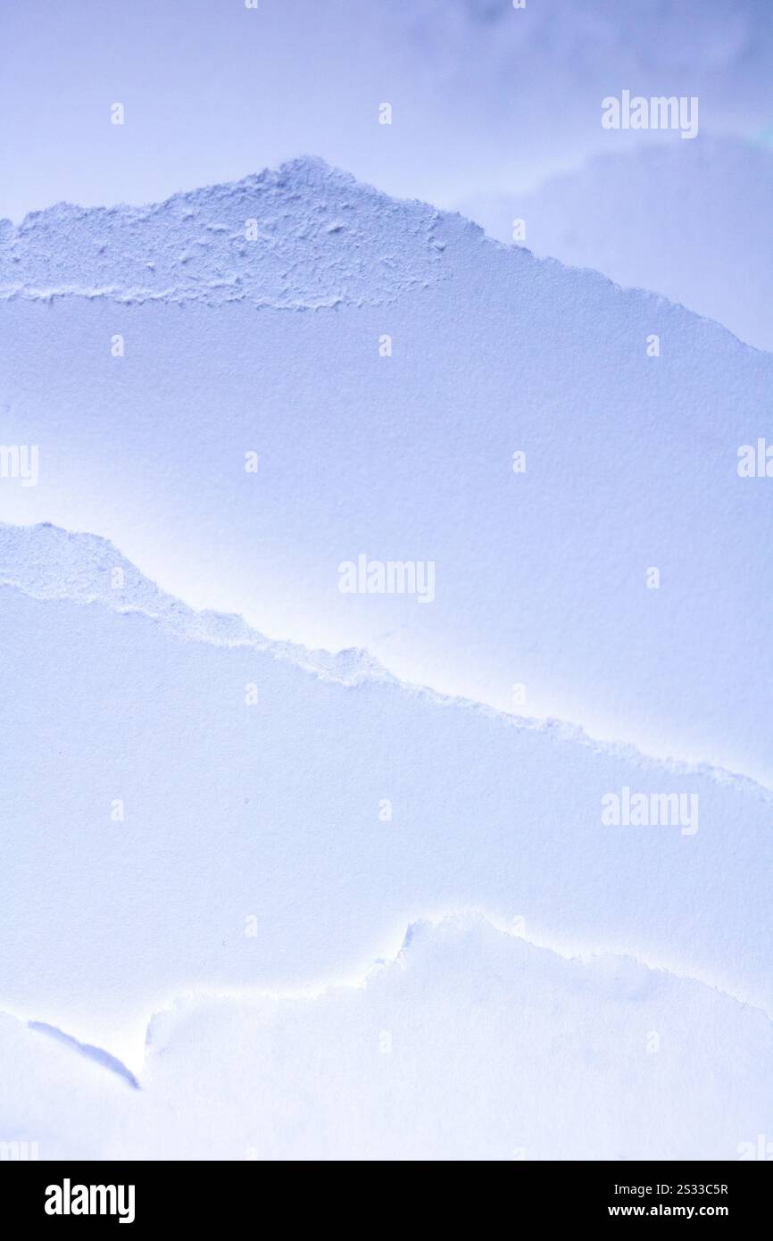 Abstract Torn Paper Close Up Wavy Ridged Layered Background Stock Photo ...