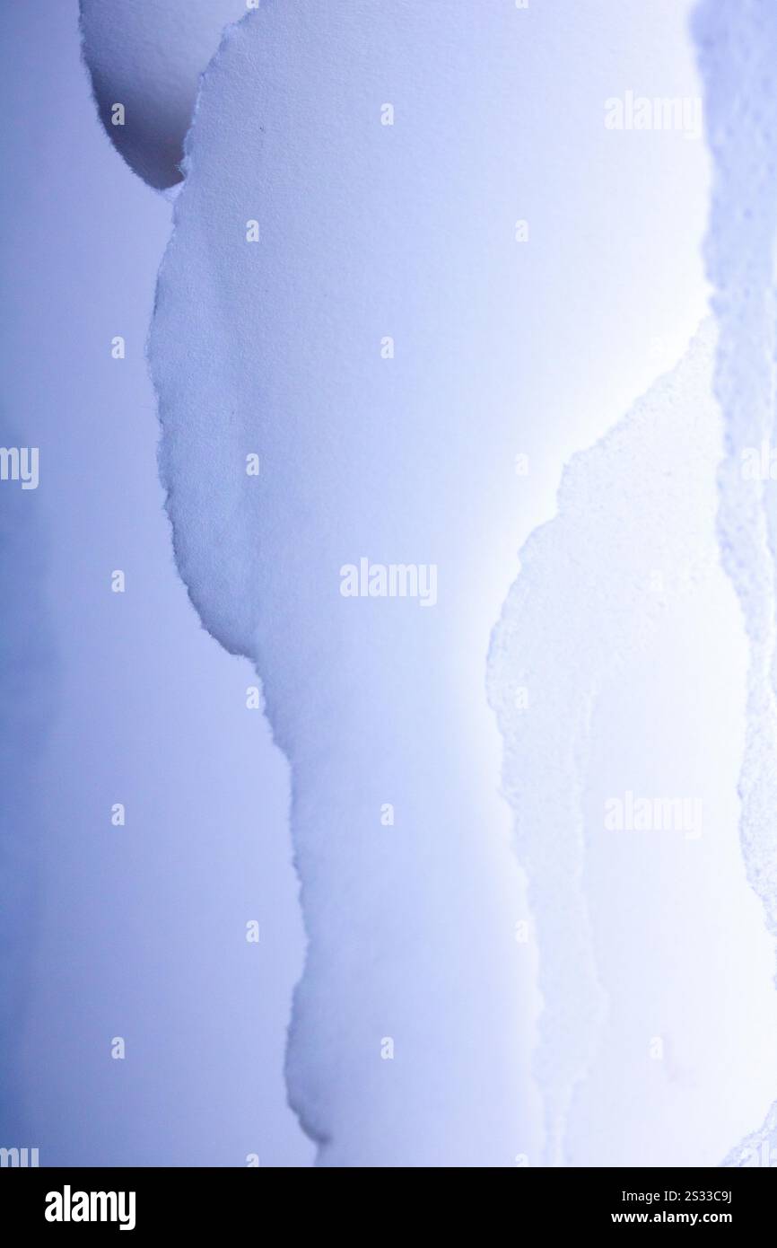 Abstract Torn Paper Close Up Wavy Ridged Layered Background Stock Photo ...