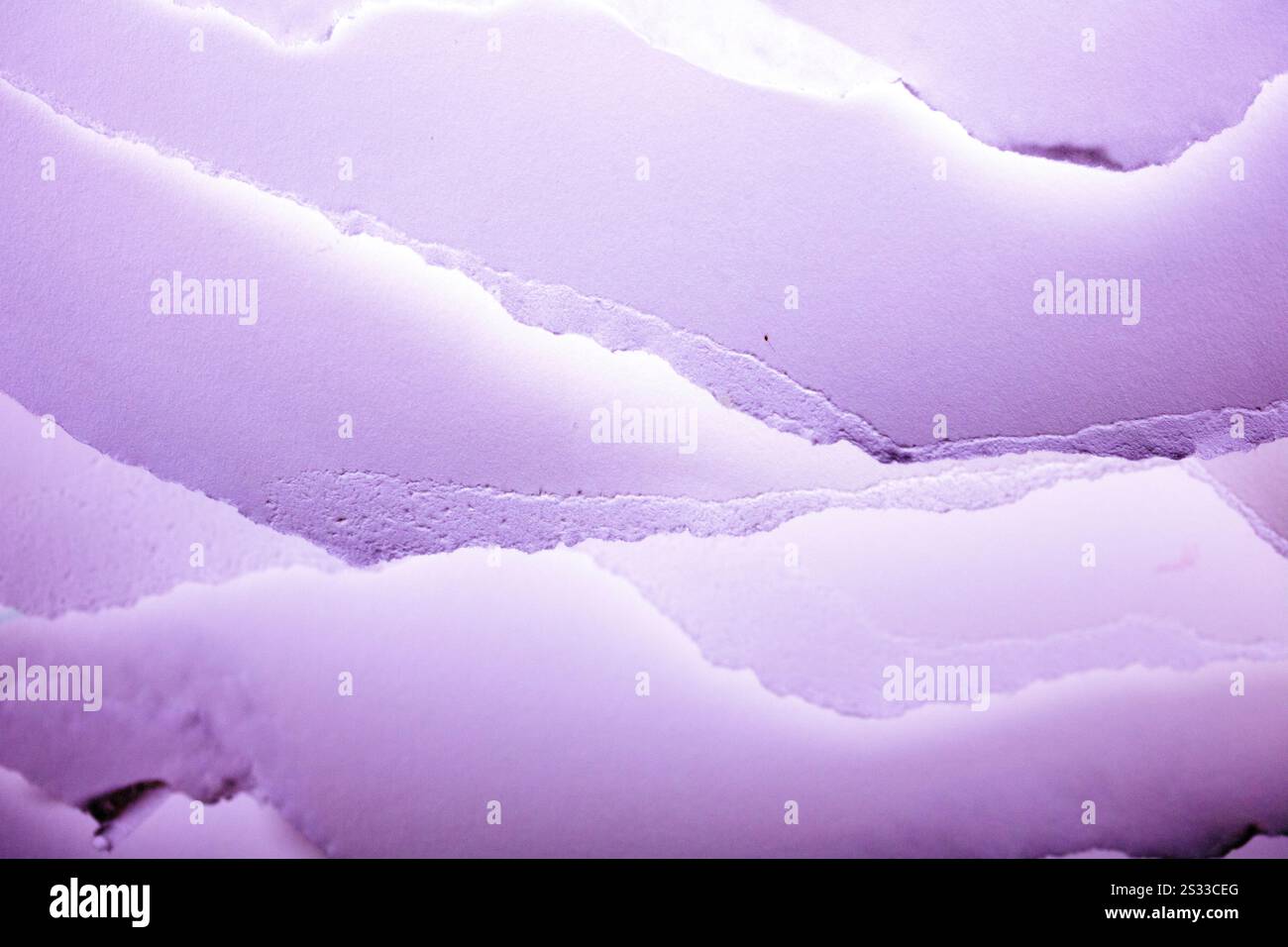 Abstract Torn Paper Close Up Wavy Ridged Layered Background Stock Photo ...
