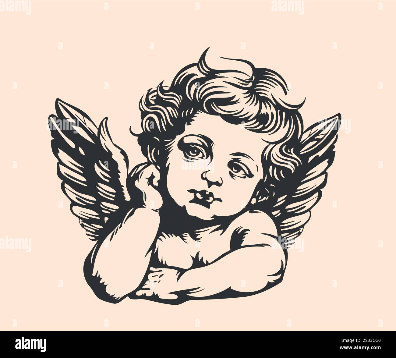 Sketches Of Baby Angels