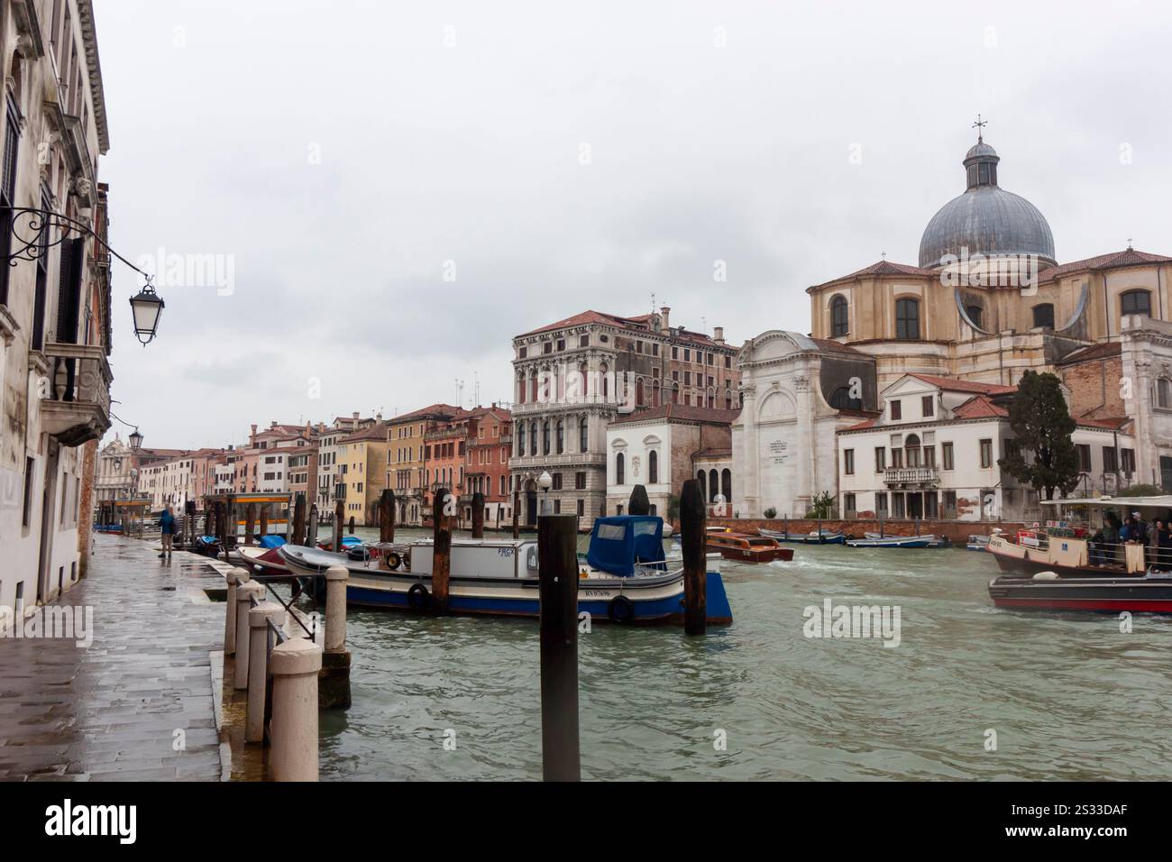 VENICE, ITALY - OCTOBER 24, 2024: A view of a canal in Venice, Italy ...
