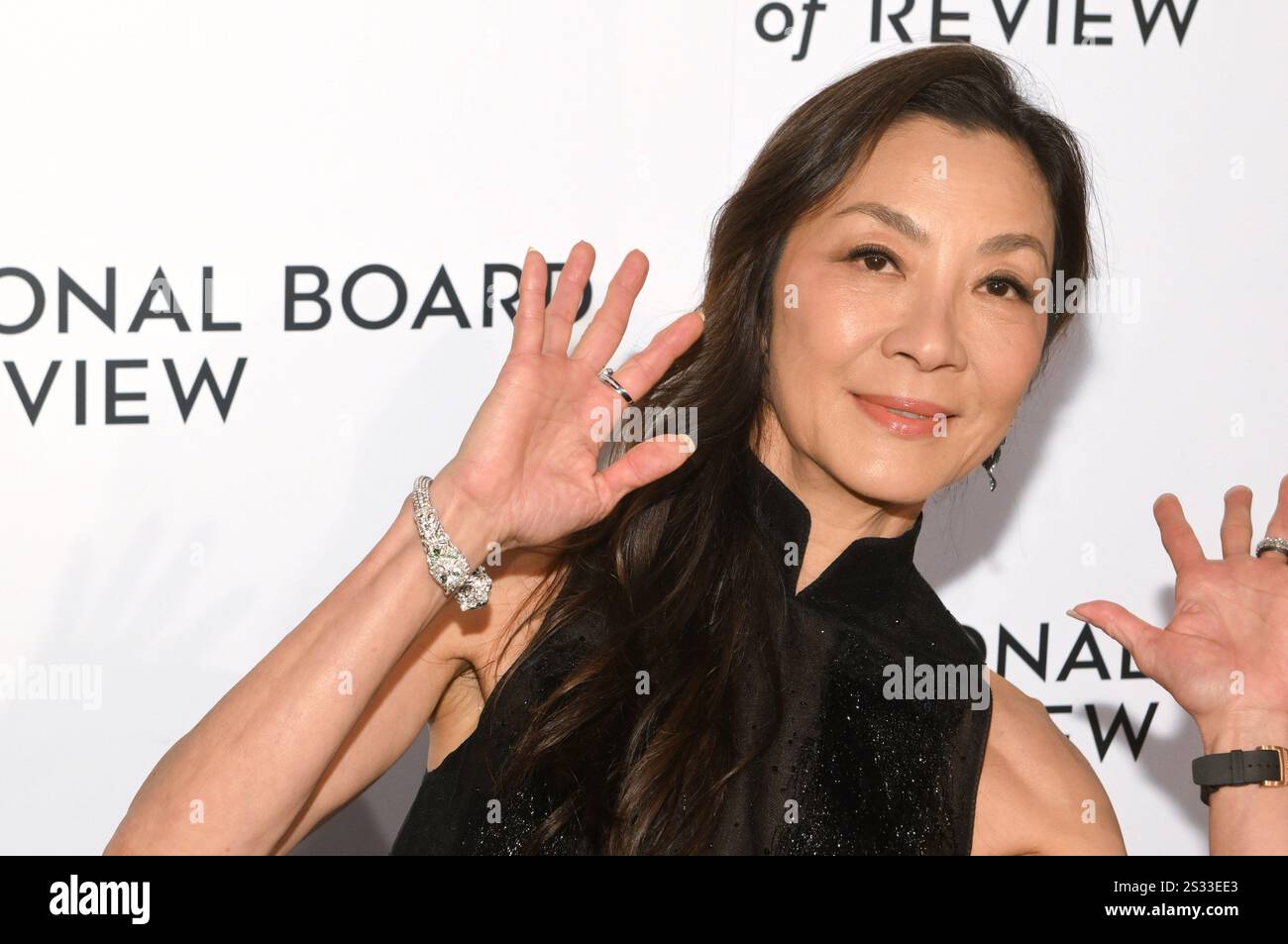 New York City, USA. 08th Jan, 2025. Michelle Yeoh attends the 2025 ...